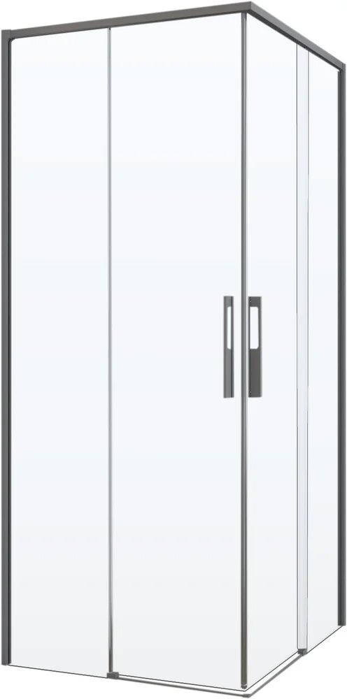 Душевой уголок Vincea Ultima VSS-7UL8090CLGM без поддона, стеклянный, 80x90, прямоугольный, раздвижной, итальянский