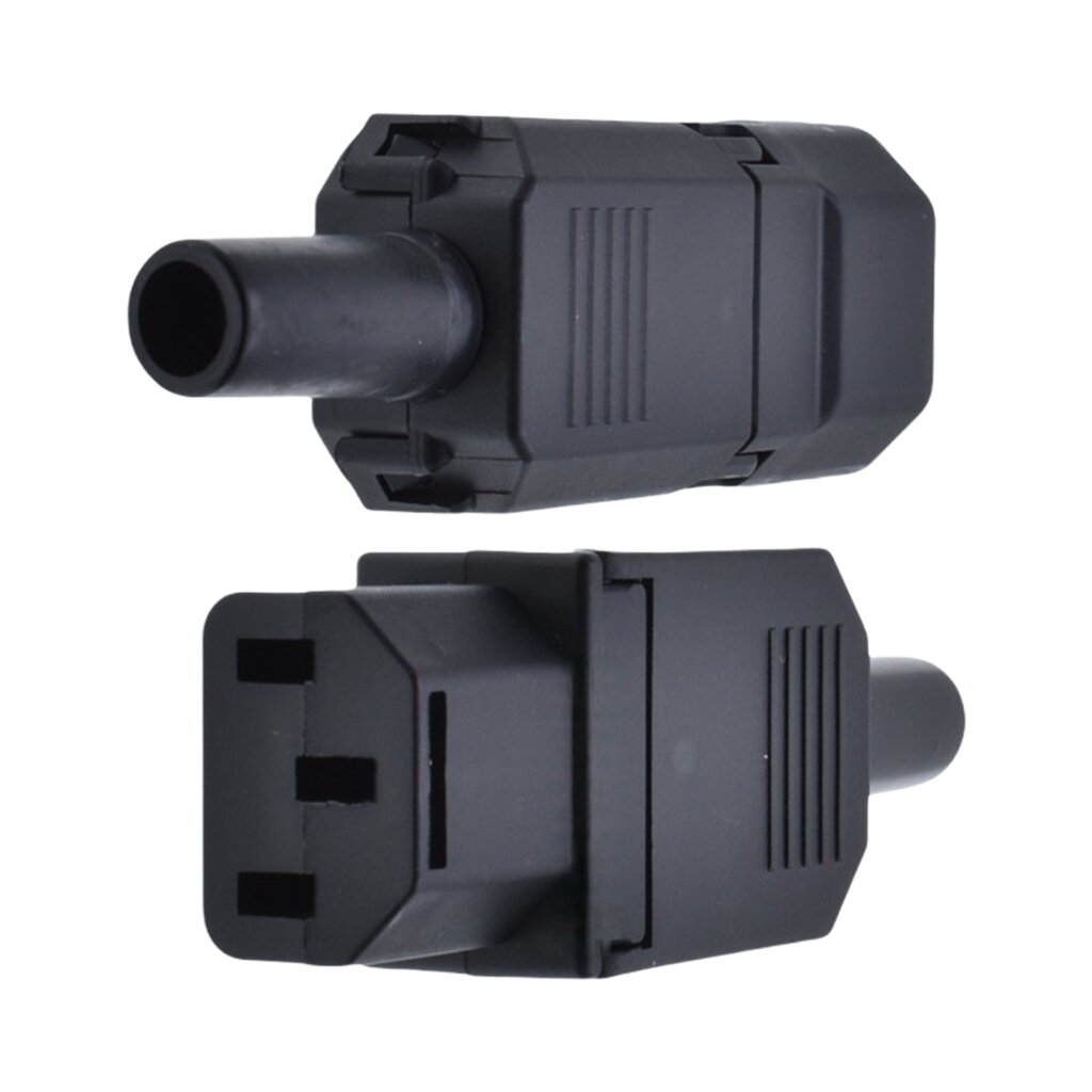 Безвинтовая клемма для обжима источника питания с разъемом для розетки черный трехконтактный штекер 10A250V-1 пара разъемов