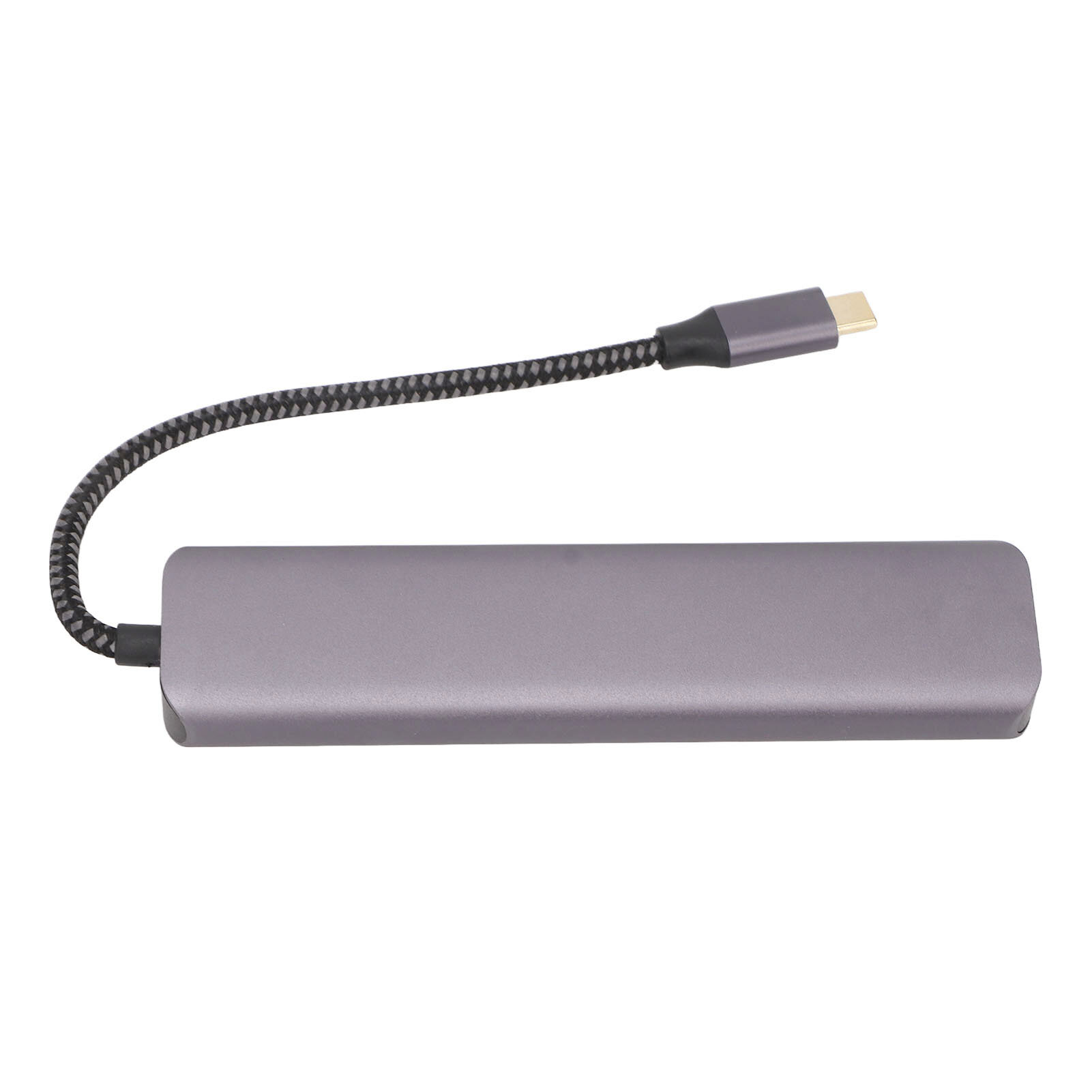 Концентратор USB C 7-в-1, Ethernet 4K, 100 Вт, 1 Гбит/с, 2 порта USB3.0, многопортовый адаптер HDMI, компактный и портативный