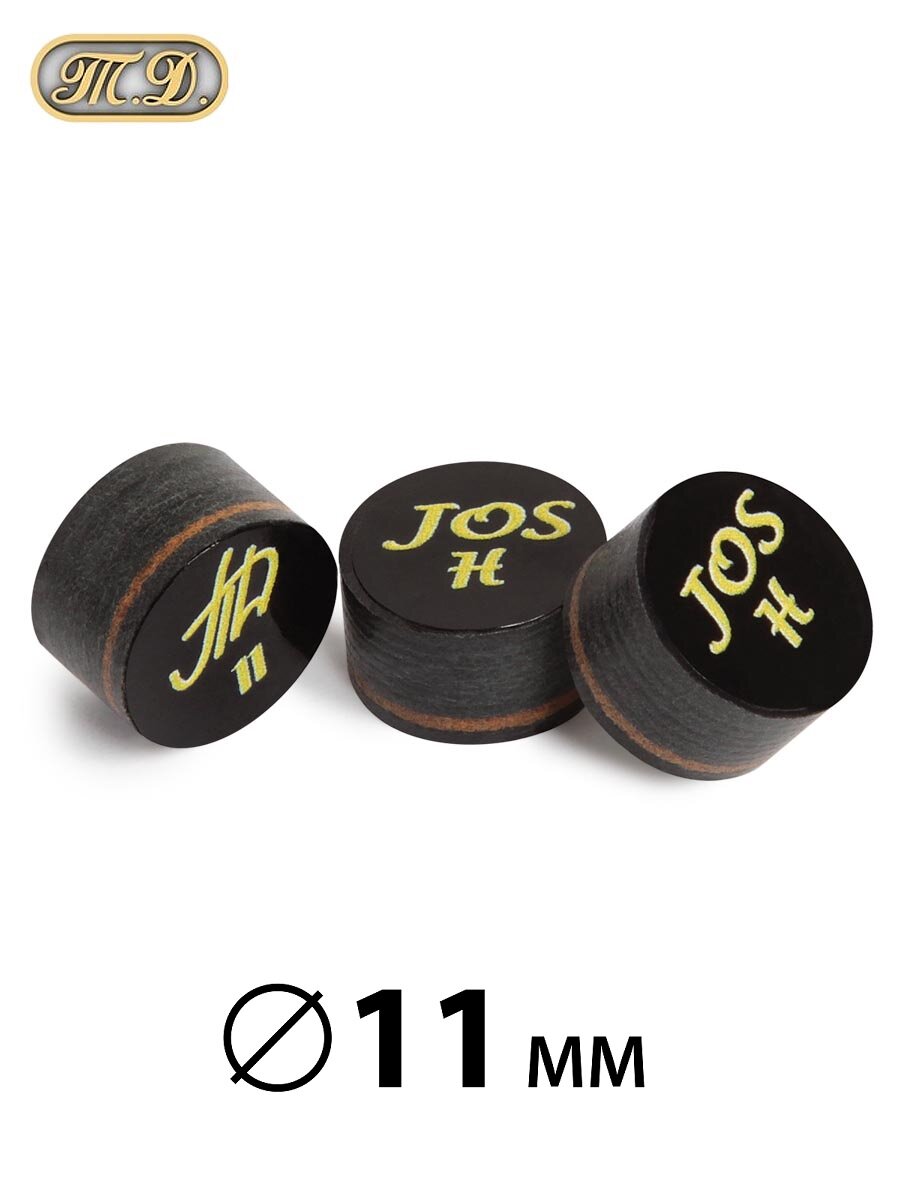 Наклейка для кия Д. Терзяна JOS Snooker 11 мм Hard, многослойная, 1шт.