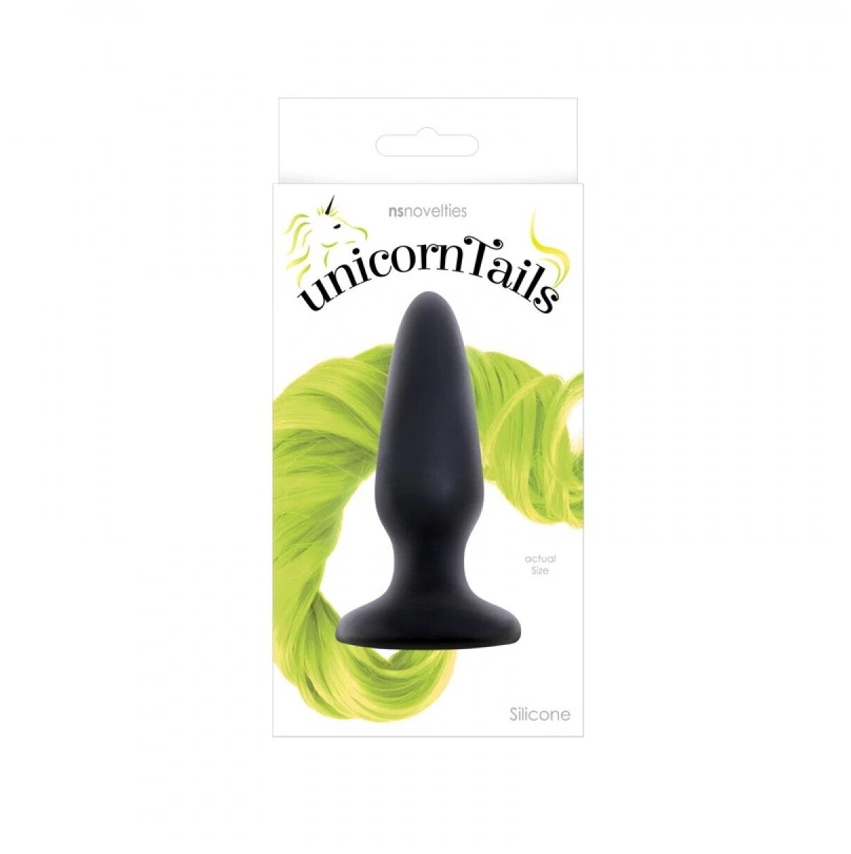 K-NSN-0509-19 Анальная втулка с хвостом NS Novelties Unicorn Tails