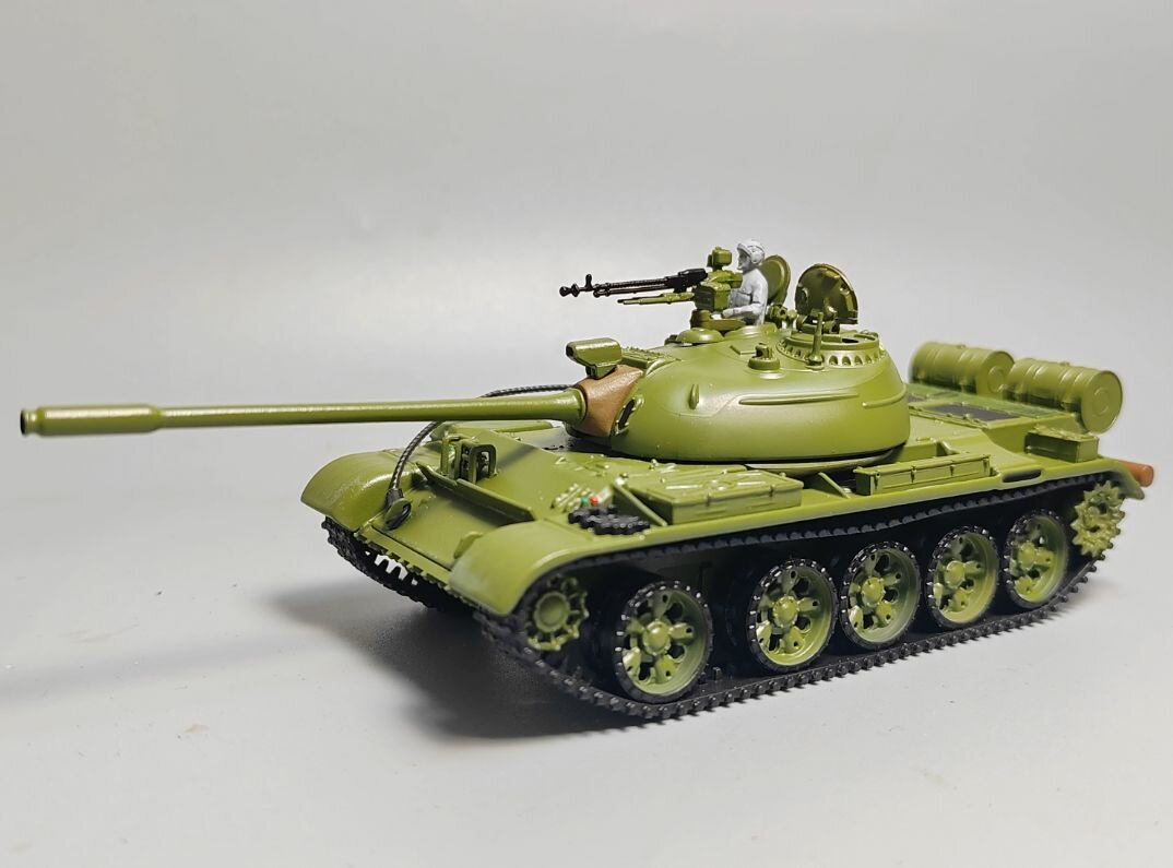 Готовая модель 1:64 Type 59 (T-59), литьевой металл, Perka, китайский основной боевой танк, коллекционная