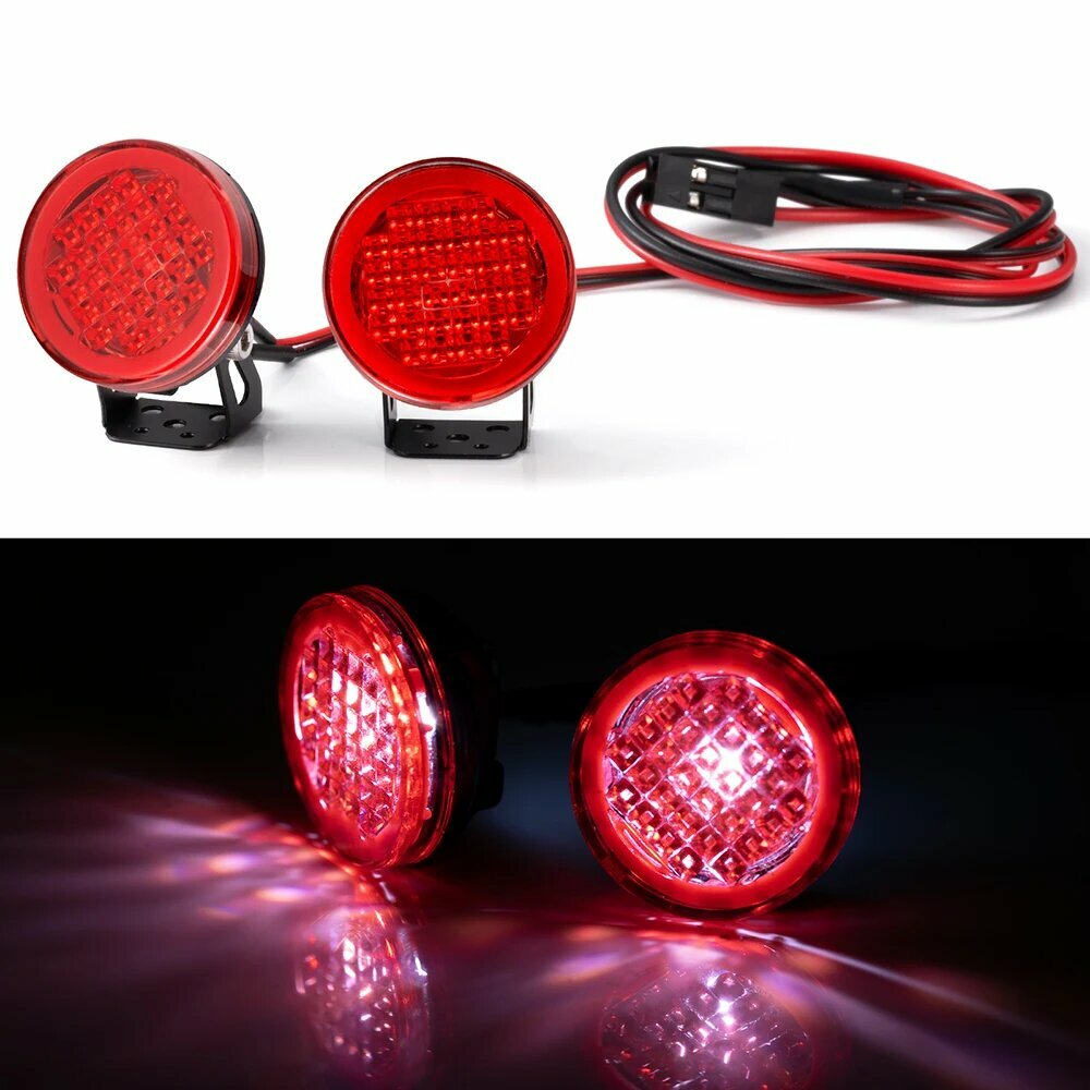 LED Фонари для RC 1/10, Красный, Type D Red Red