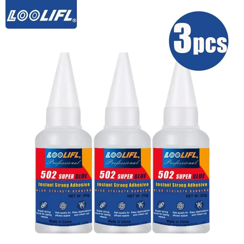 LOOLIFL Суперклей dw502-20ml-3PC