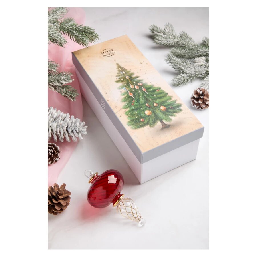 Игрушка елочная Decor de Table Флавио, красный, п/к