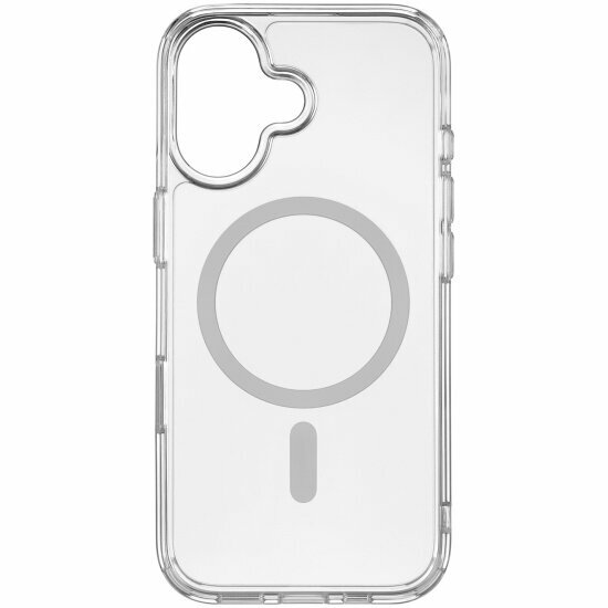 Чехол Ubear Real Mag Case для Apple iPhone 17, MagSafe совместимый, усиленный, прозрачный
