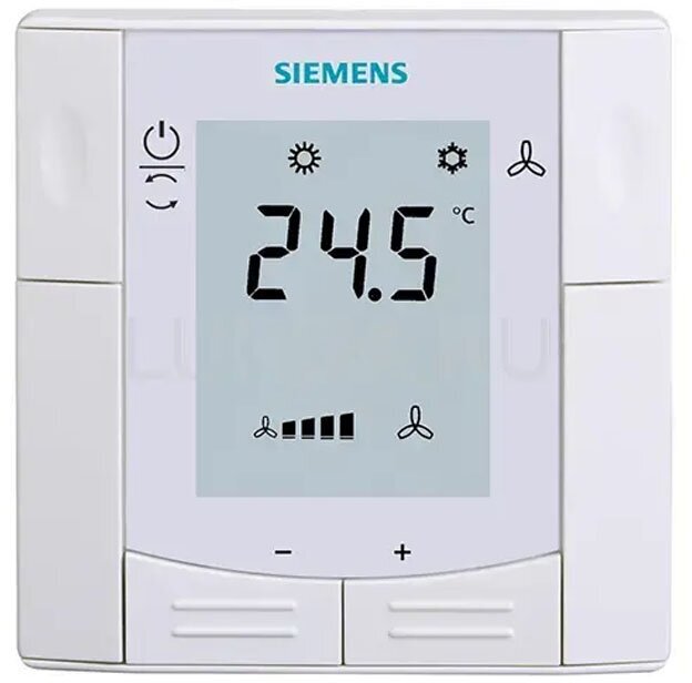 Siemens Контроллер RDF340 Siemens комнатной температуры для полузаглубленного монтажа с жк дисплеем (24 В)