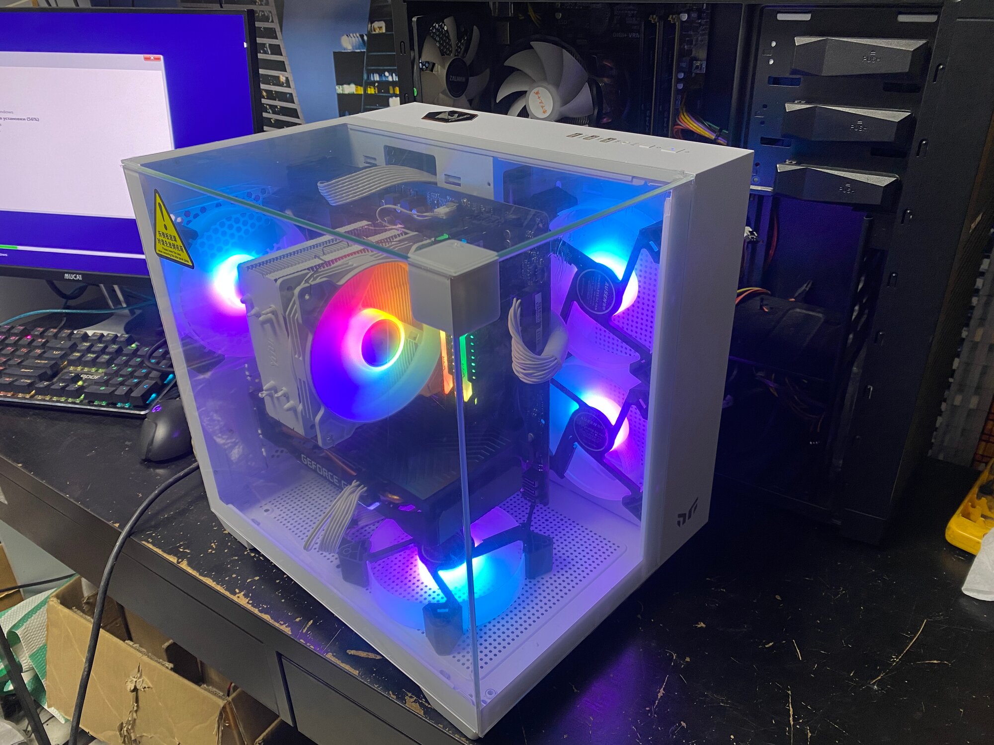 Игровой компьютер (AMD Ryzen 5 5600 / RTX 5060 8gb / RAM 16 DDR4 / SSD 512гб/ hdd 1000gb)