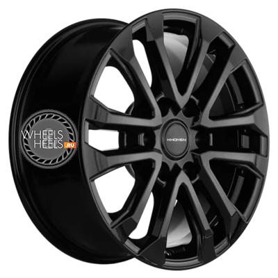 Khomen Wheels KHW1805 (Haval H5/Great Wall Hover H3/H5) 18x7.5 6x139.7 et38 dia100.1 Black