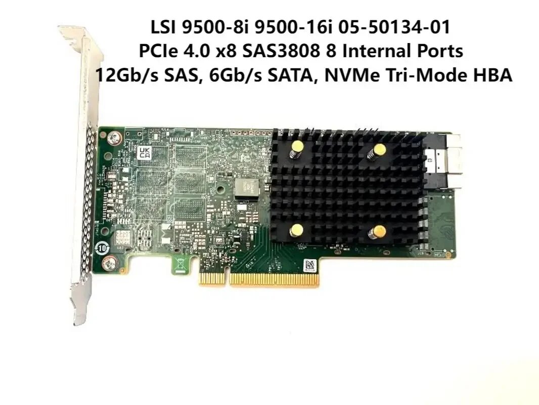 Broadcom HBA 9500-8i SAS HBA Интерфейсная карта