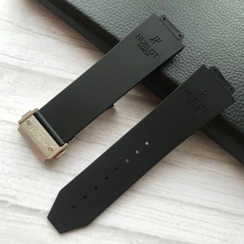 1/26 силиконовый, подходящий для Hublot Big Bang, мягкий черный резиновый мужской ремешок для часов 25*17 мм