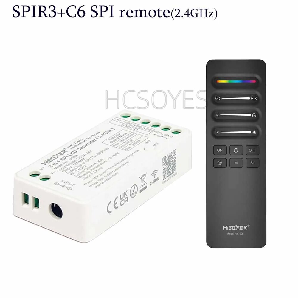 HCSOYES RGB-контроллер SPI 3 в 1 SPIR3 and C6