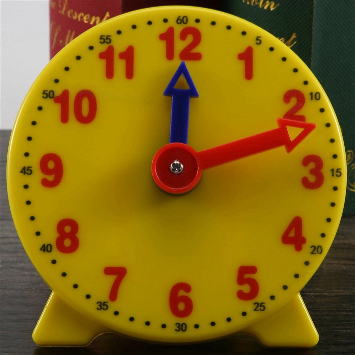 4-дюймовые часы для обучения студентов, модель времени, часы с шестеренками, 12/24-часовой формат