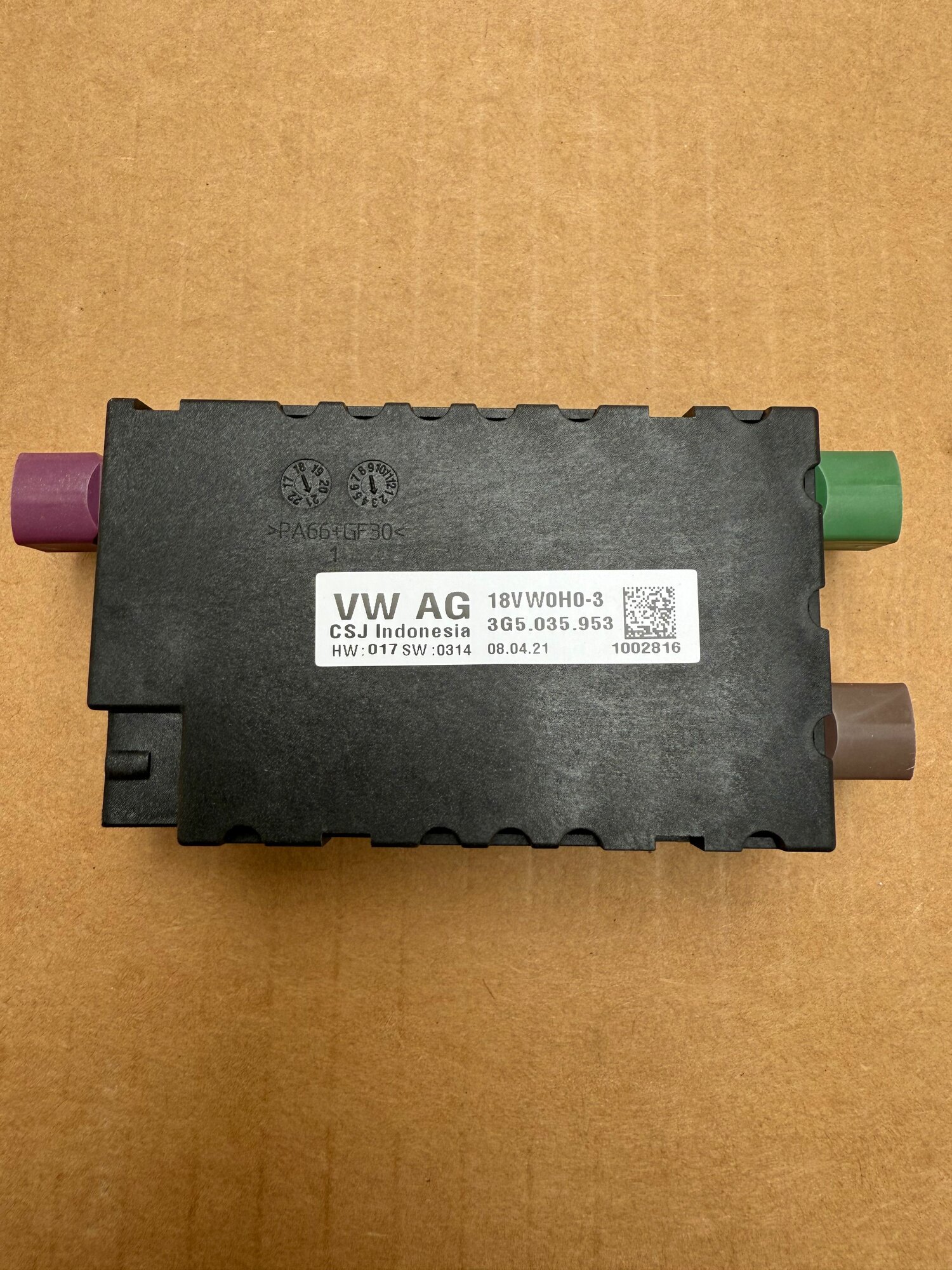 3G5035953 USB-разветвитель VAG оригинал хаб со встроенным преобразователем напряжения электронный блок управления Carplay
