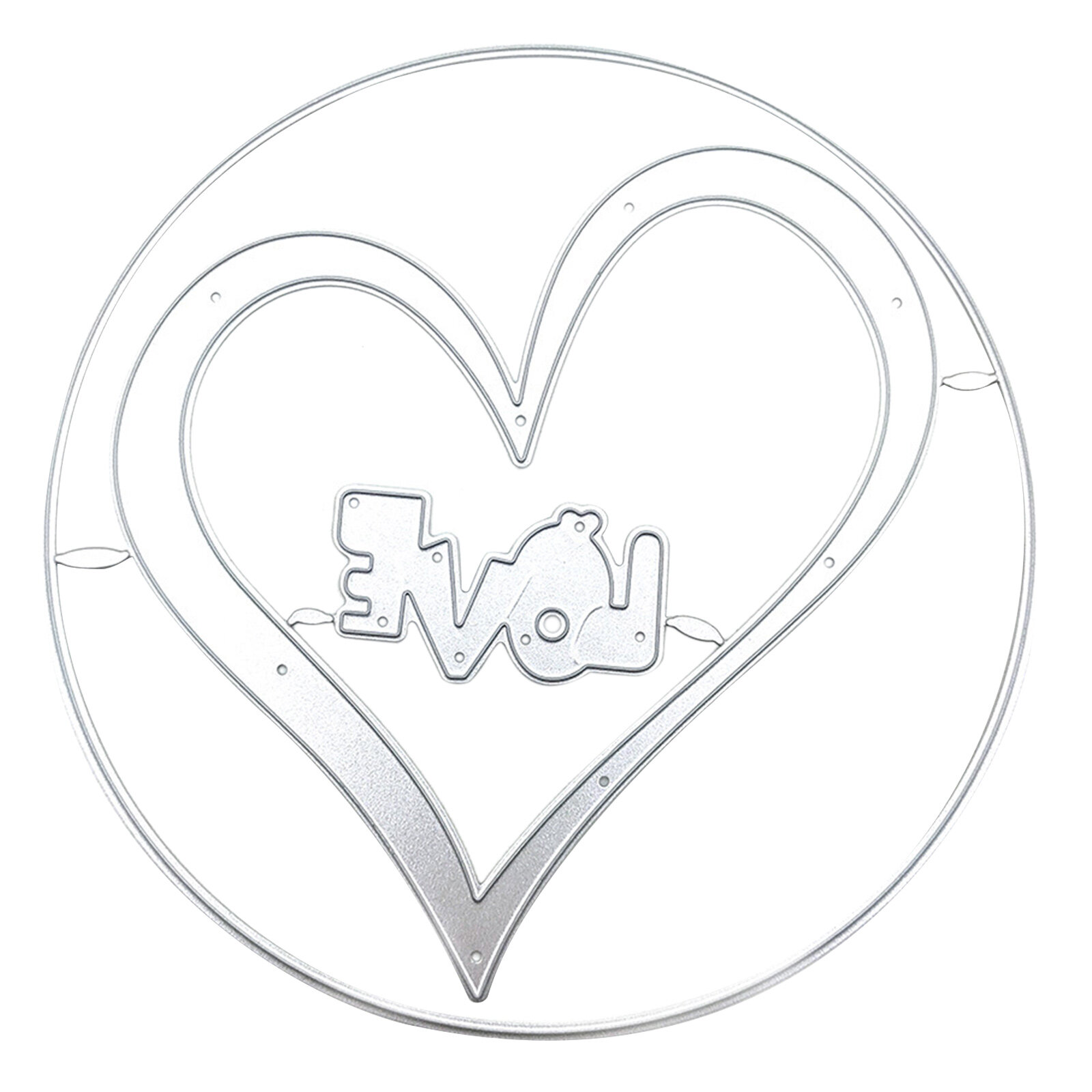 Валентина Любовь Сердце Металлические Режущие Штампы Перфорационные Трафареты Шаблон для Тиснения Штампов для Изготовления Открыток DIY Journaling Decor