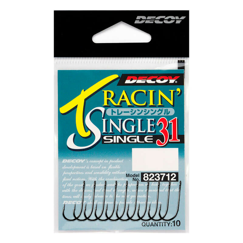 Крючки Decoy Tracin Single 31 #6 (10шт.)