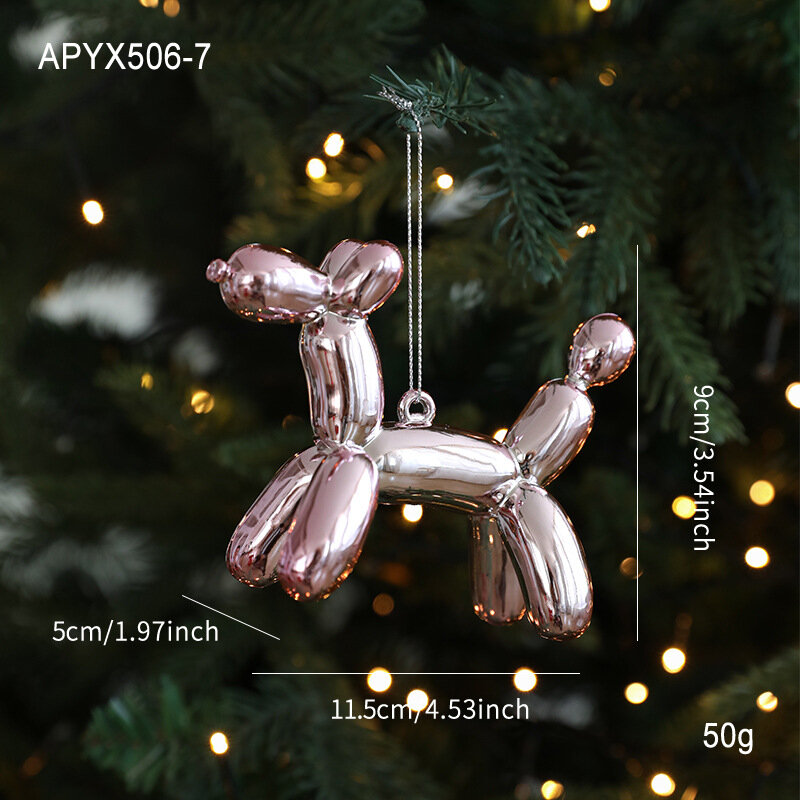 Розовый пластиковый кулон, цвет розовый мультяшный рождественский кулон в трехмерном исполнении