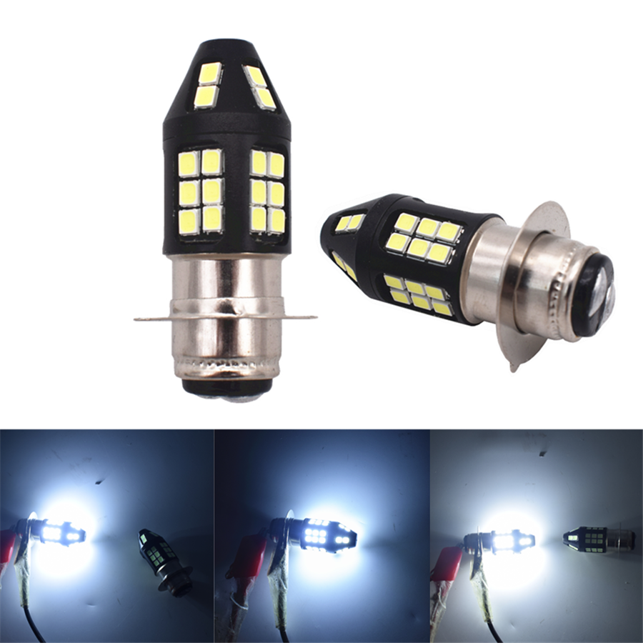 Комплект светодиодных ламп головного света 5-сторонних H6M P15D 2835 40Smd для Honda Sportrax Trx250Ex Trx300Ex Trx400Ex