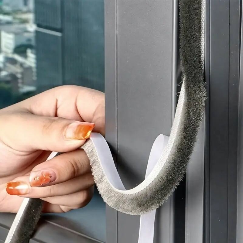 5 м самоклеящейся ветрозащитной уплотнительной ленты для окон и дверей с подложкой