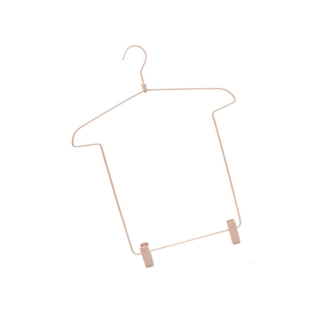 Бытовая вешалка, вешалка для брюк, зажим для брюк, вешалка для цельного костюма-абрикос