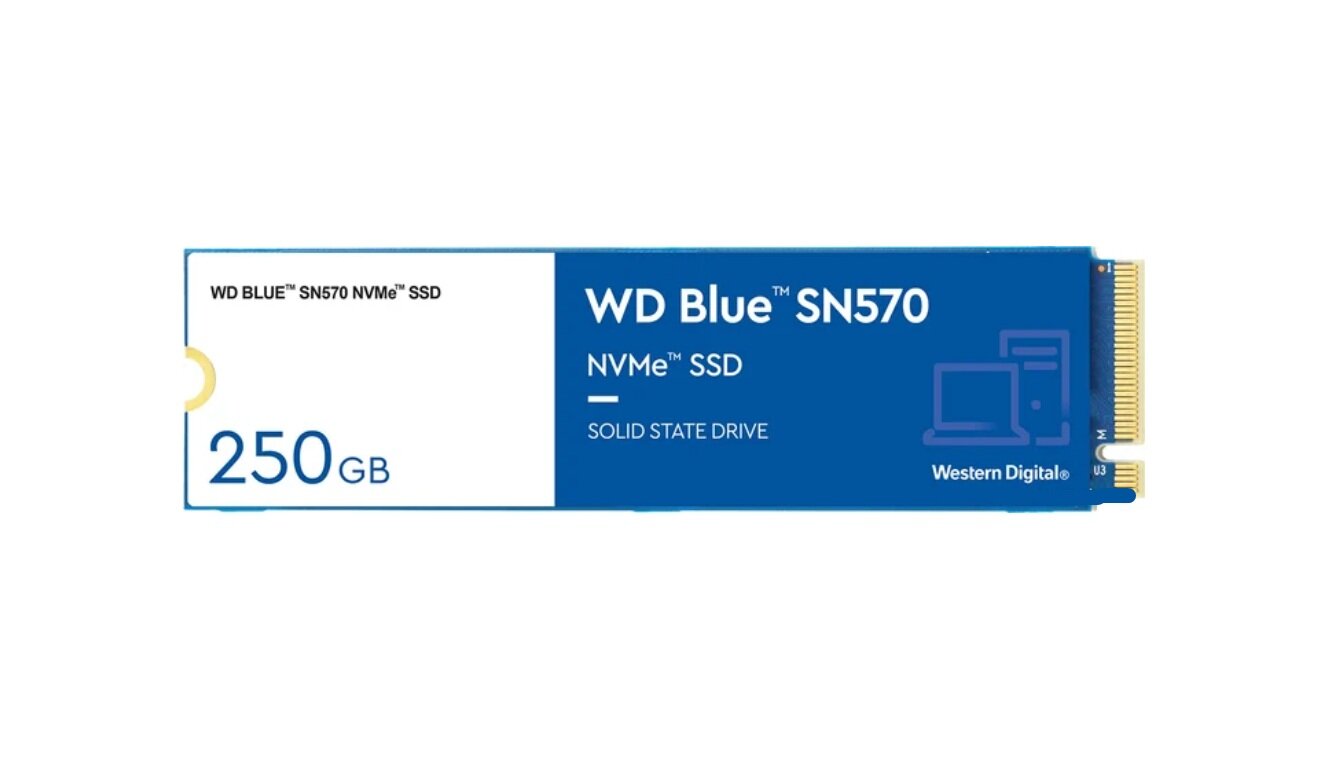Твердотельный накопитель WD Blue SN570 250GB WDS250G3B0C