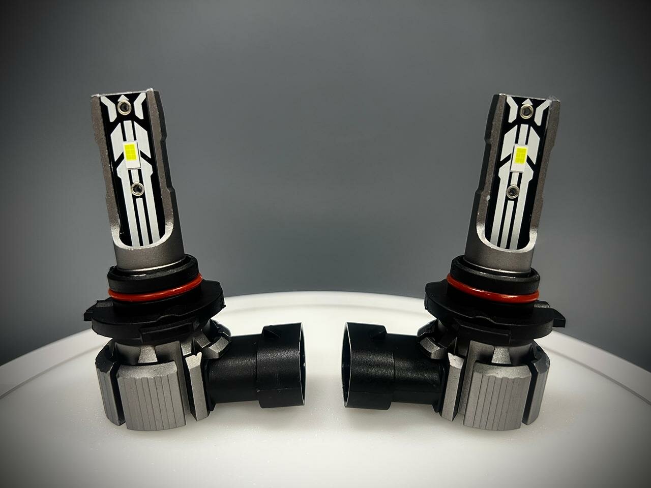 Лед лампы HB3 для Kia Rio 3 с 2011 в фары / Светодиодные лампочки на Киа Рио / Мини LED Лампа