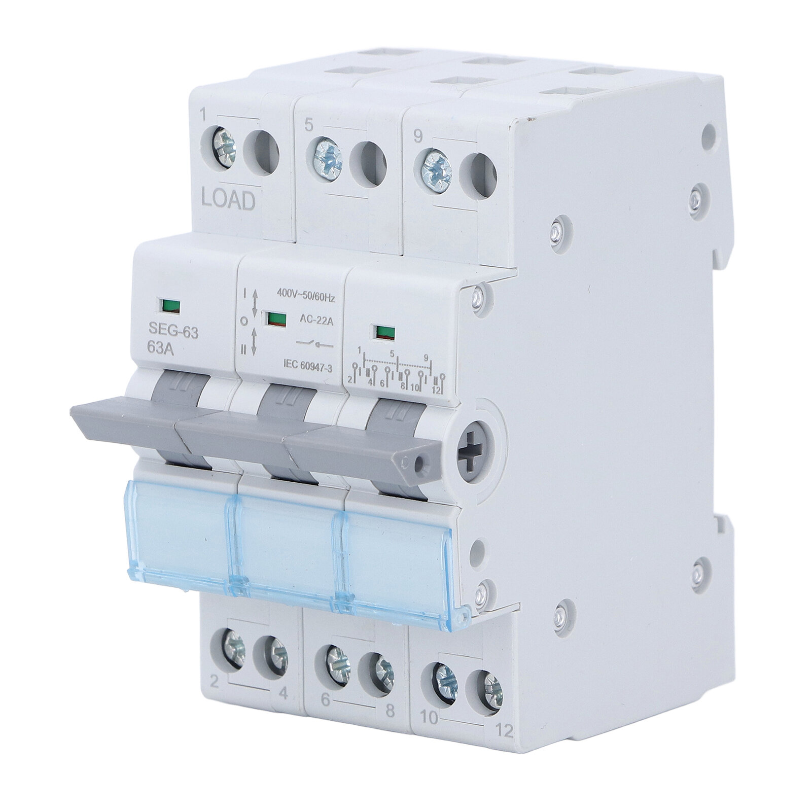 Переключатель изолятора постоянного тока Солнечная панель PV Array DIN CURD SURCHER 3P 63A 400 В.