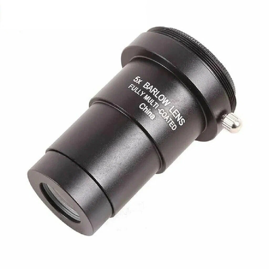 Линза Барлоу 1,25 дюйма 5X из алюминиевого сплава
