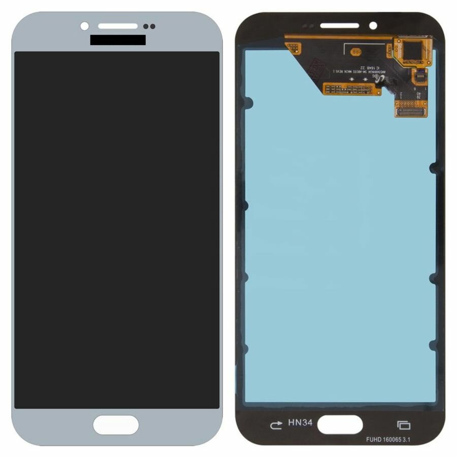 Дисплей для Samsung A810F (A8 2016) в сборе с тачскрином белый (OLED)