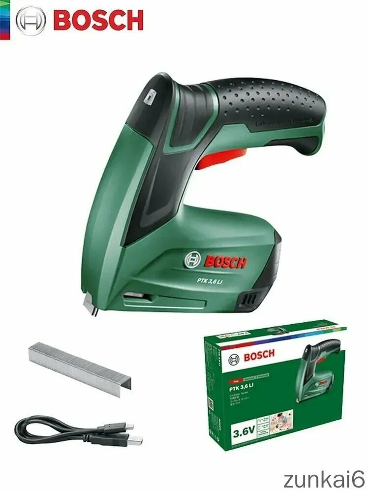 Бестселлер Bosch PTK 3.6 LI аккумуляторный электрический такер