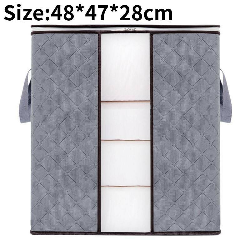 Премиум качество пылезащитный тканевый мешок для хранения одежды и одеял с большой емкостью и стильным юго-восточноазиатским