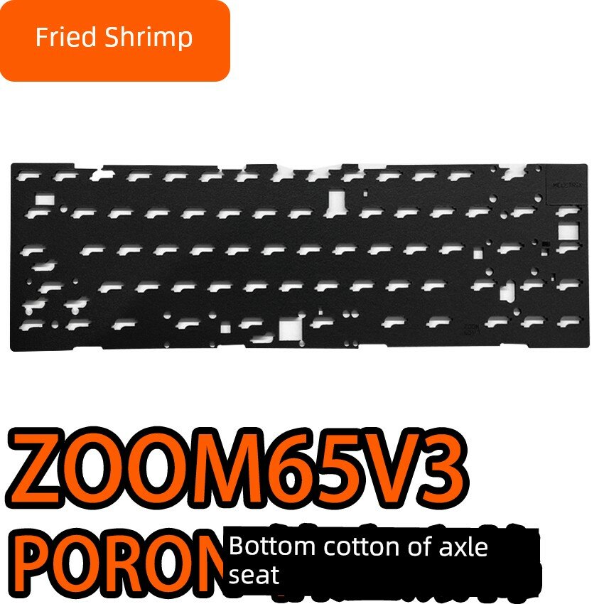 Клавиатура ZOOM65V3: специализированный звуковой модуль, подкладка из хлопка PORON, хлопковая подложка PET, звуковой