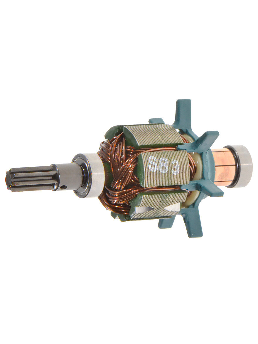 Ротор (Якорь) (L-81 мм, D-28 мм, 7 зубов, прямо) для гайковерта MAKITA 6980FD