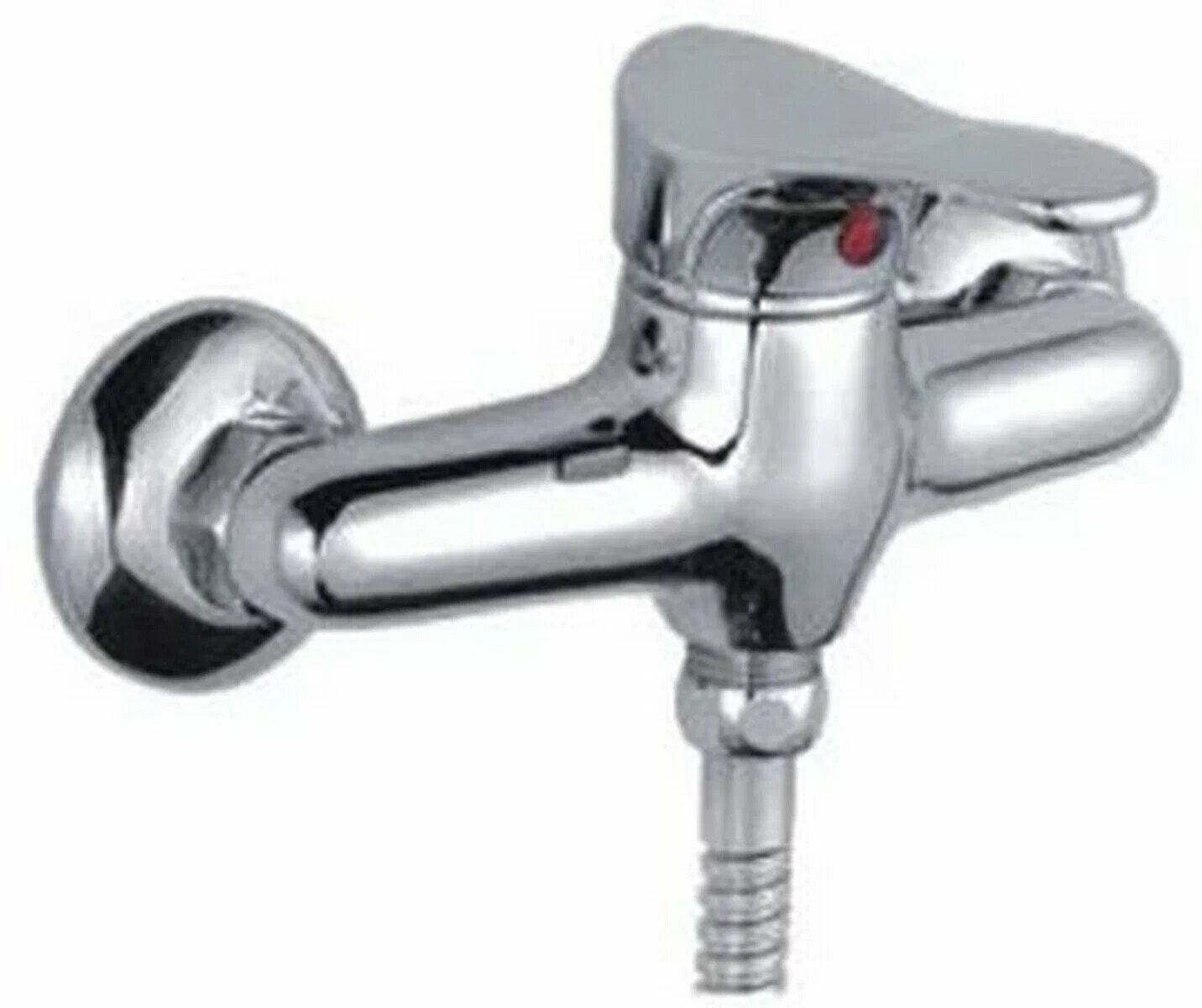 Смеситель для душа Frap F2014-B, хром, вертикальный монтаж, силумин