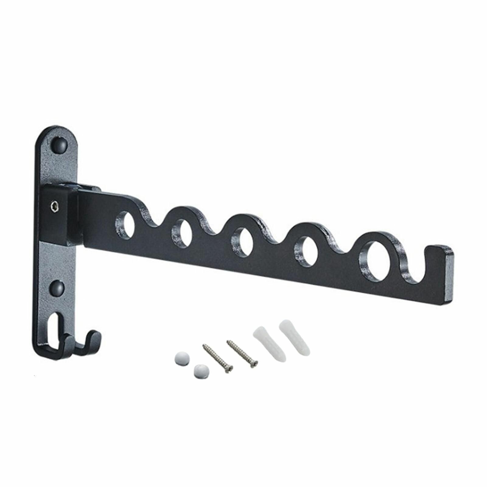 Съемник для одежды, Настенная складная вешалка для одежды, шкаф хранения вещей-черный