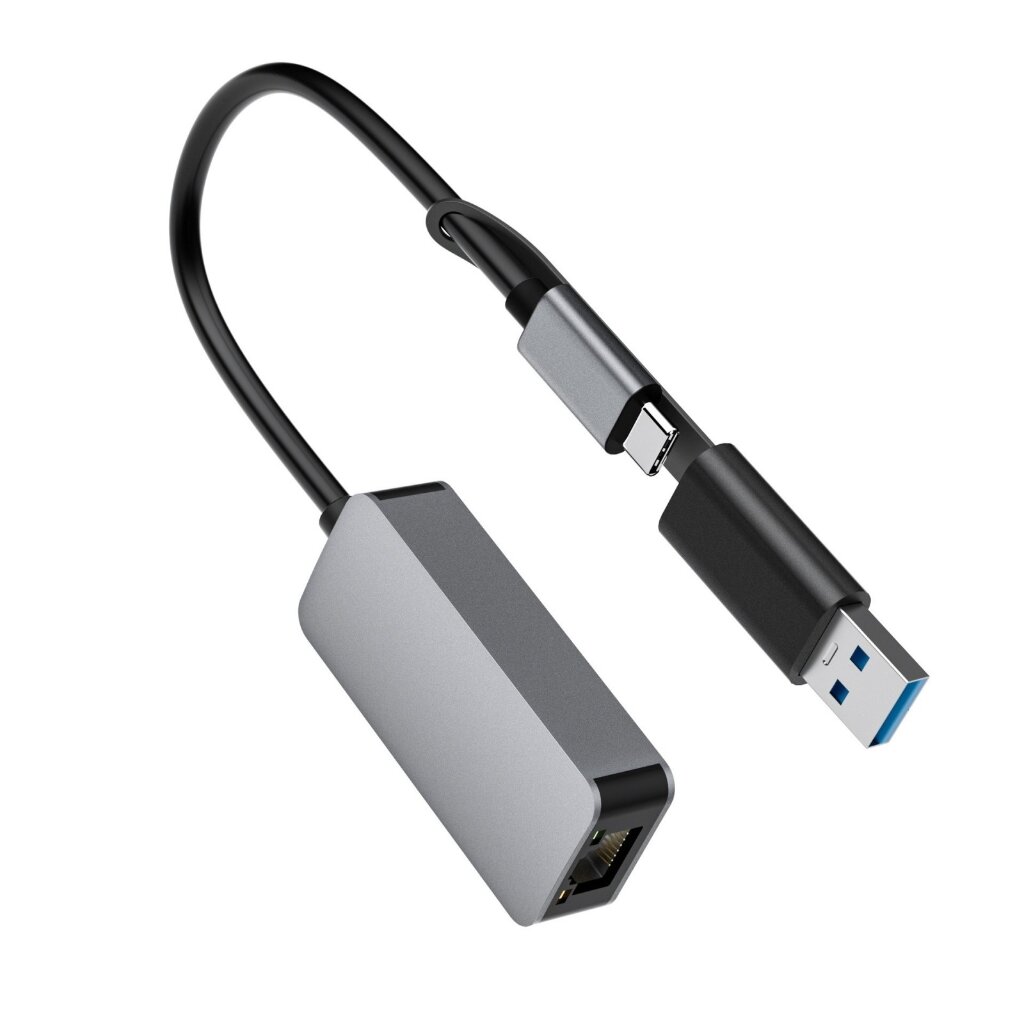 USB3.0 гигабитный Ethernet адаптер 2500Mbps быстрый проводной интернет конвертер эффективный 2500M Rj45