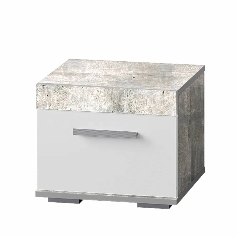 "Инстайл" ТБ-23 бетон/белый (Мебелони)