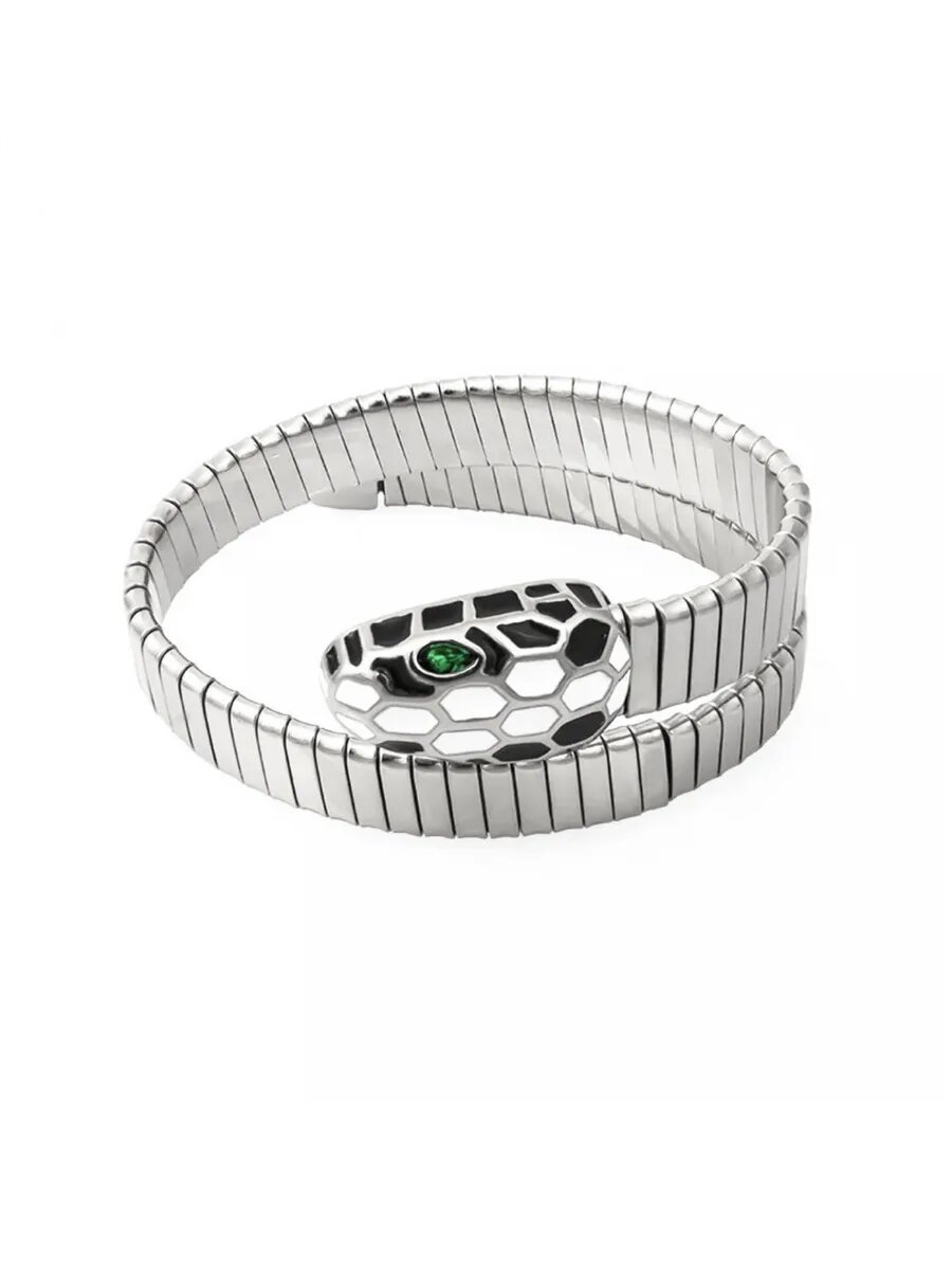 Браслет-манжета, кристалл