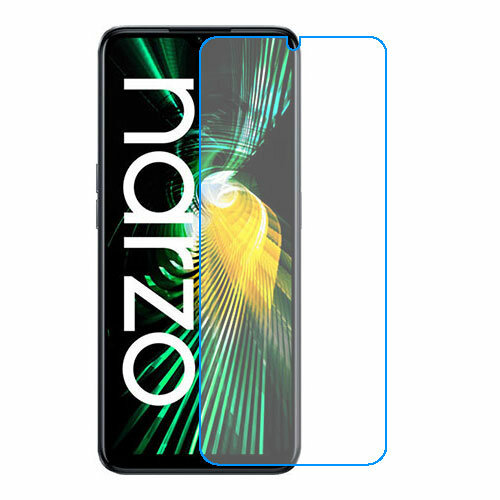 Скрин Мобайл защитный экран для Realme Narzo 50 5G из нано стекло 9H