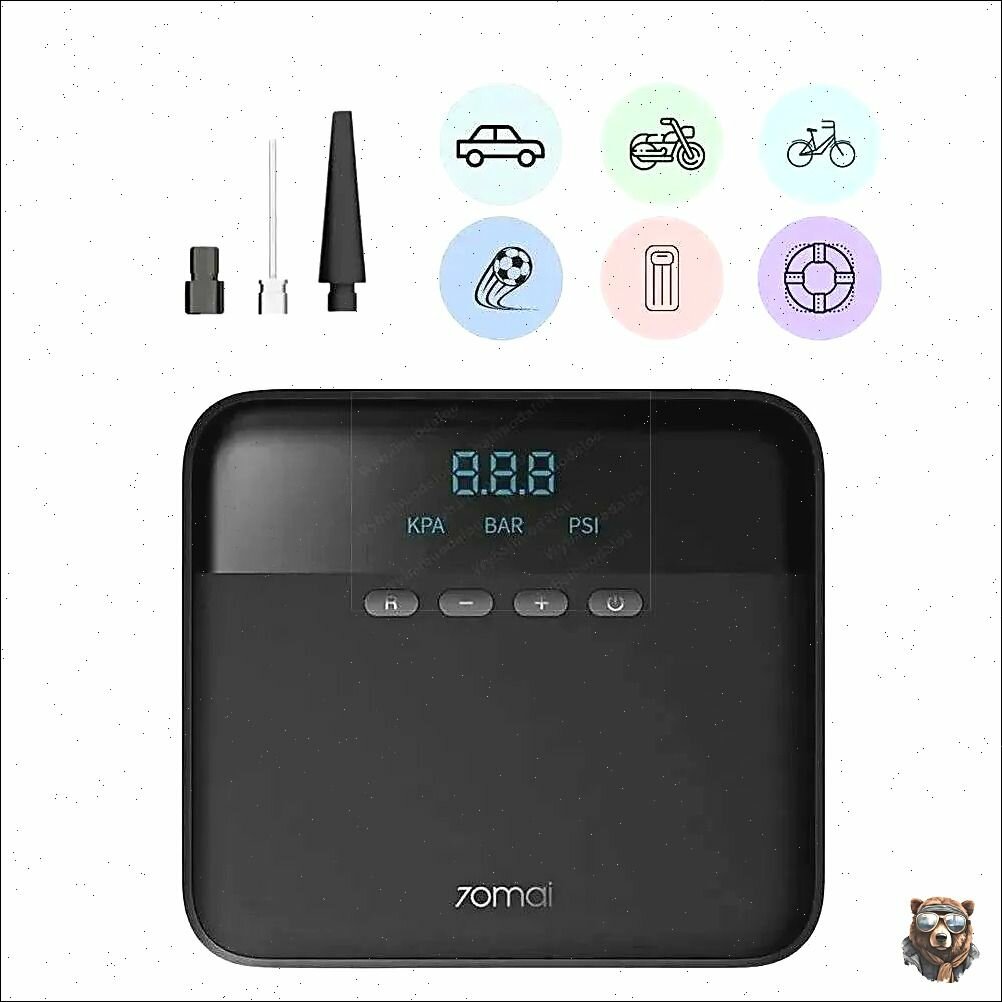 Компрессор автомобильный, 123 Вт, 25 л/мин