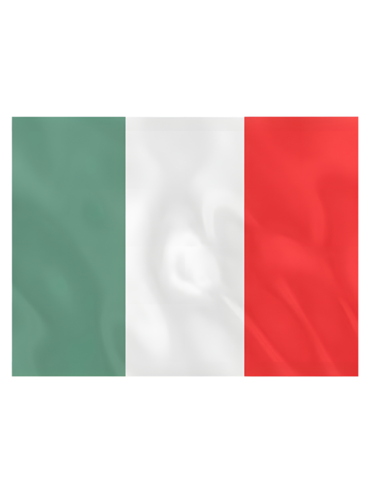 Флаг Италии на флажном шелке с карманом для древка (135 х 90 см)