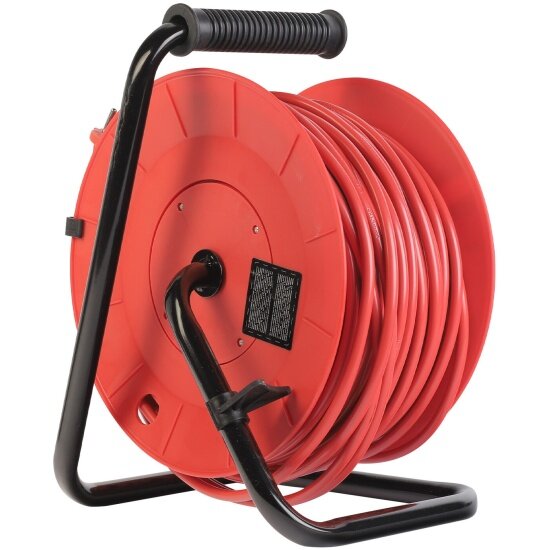 Удлинитель силовой Maxcut на пластиковой катушке ECRS 210-30 ПВС (2х1), 30м, 4 гнезда, ПВС, IP20, 22