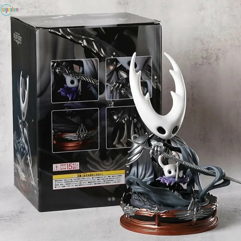 Статуэтка Hollow Knight (Полый Рыцарь) 26.5 см, коллекционная фигурка из смолы, подарок геймеру