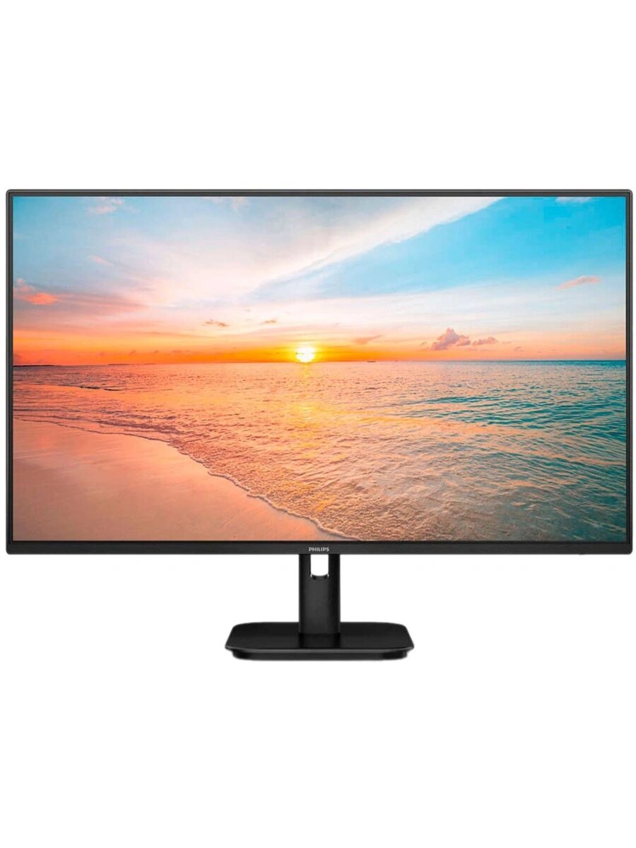 Монитор Philips 27E1N1300A, диагональ 27", 2K, IPS, черный, крепление VESA 100х100
