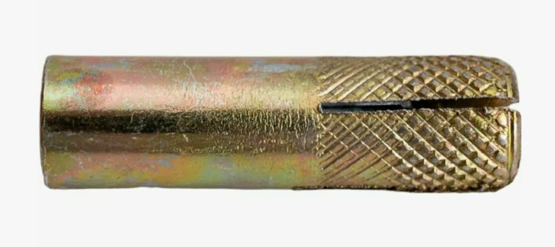 Анкер забивной М16 желтопассивированный, упаковка 10шт, диаметр 18мм