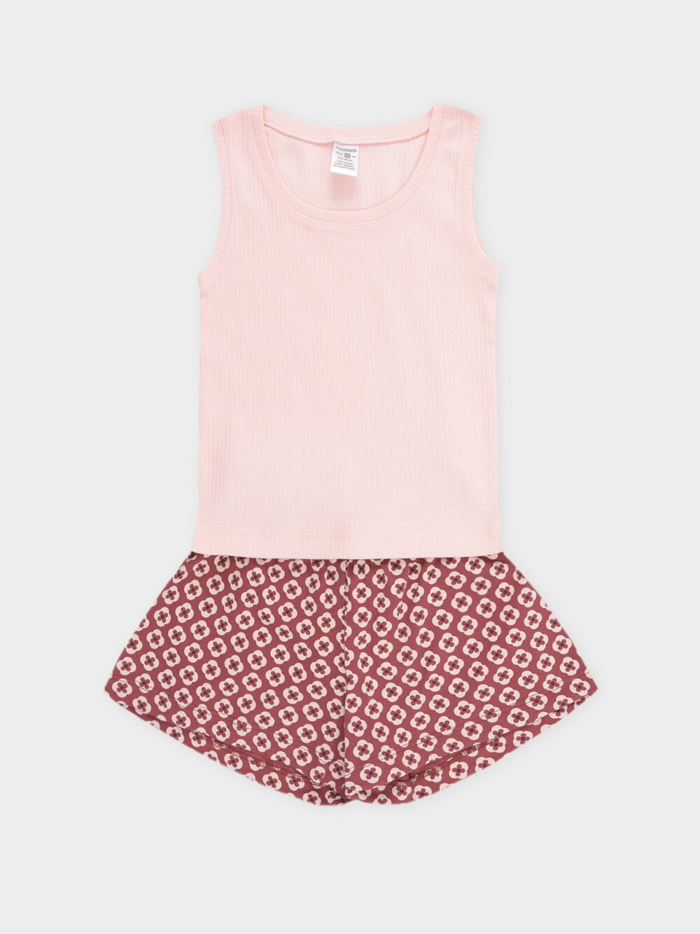 Пижама К 1649-1/зефир,геометрические ромашки