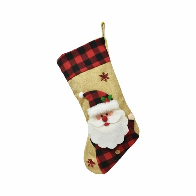 Рождественские украшения Из Фланелевого Белья-Старик