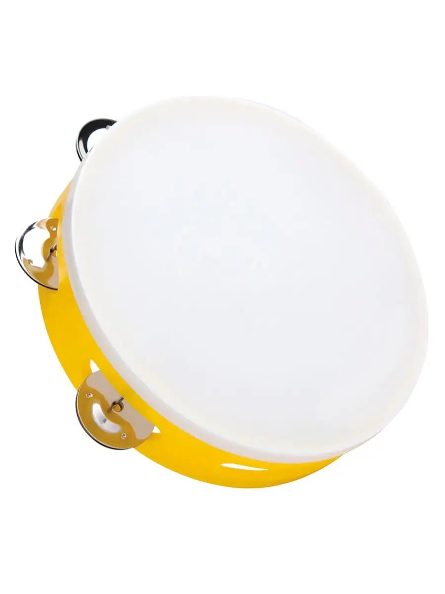 APT-7P Тамбурин, средний, пластик, 5 пар плоских бубенцов, Angel