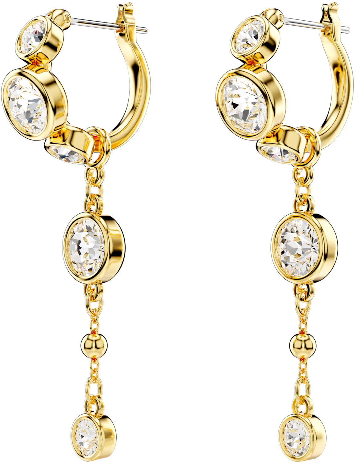 Серьги, кристаллы Swarovski, искусственный камень