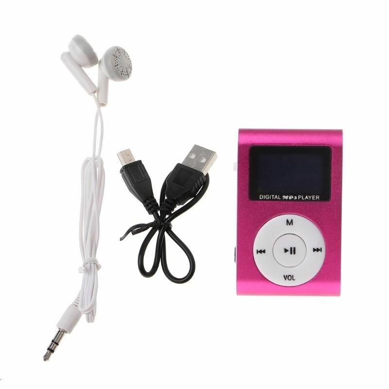 MP3-плеер MX-801 с LCD-экраном, Розовый